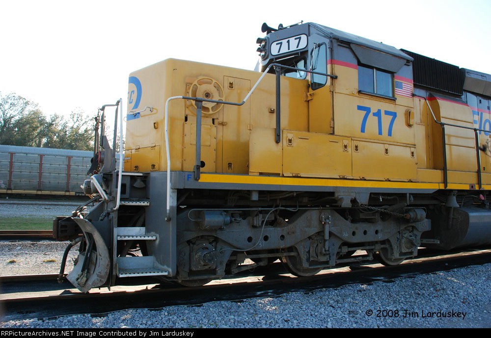 Closeup of the Snoot with the radio compartment doors on FEC 717